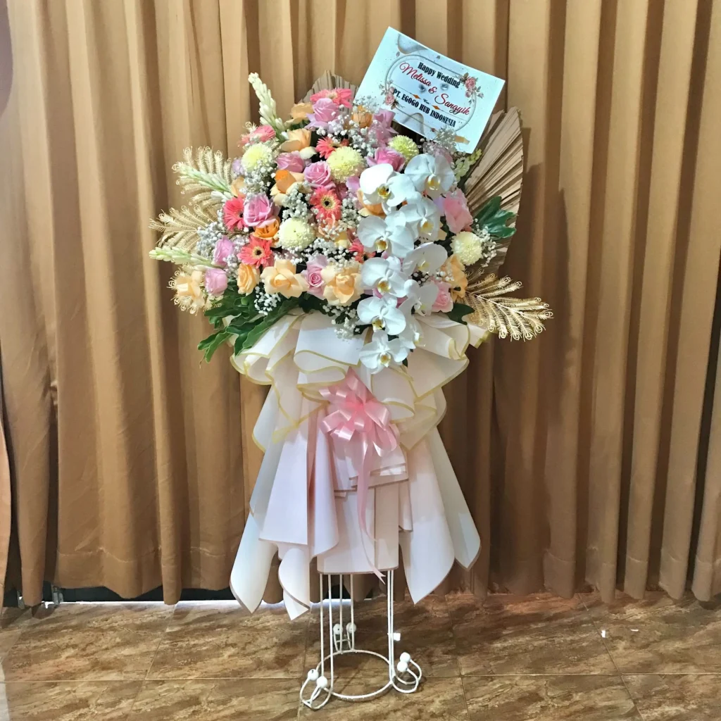 Standing Flower Wedding Bali SFW2 | Toko Bunga Rona Indah